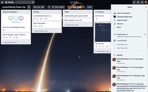 LaunchDarkly Power-Up | Trello