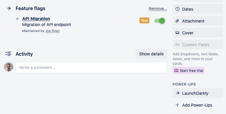 LaunchDarkly Power-Up | Trello